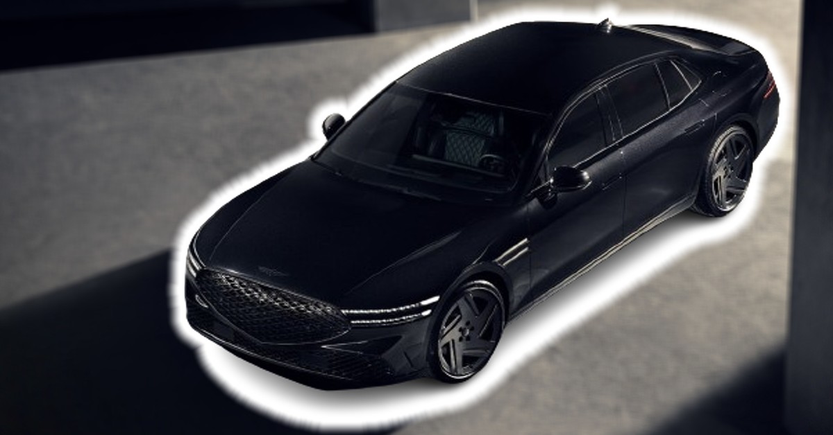 "최상위 세단 등장" 제네시스 G90 올블랙 출시, 가격 얼마?